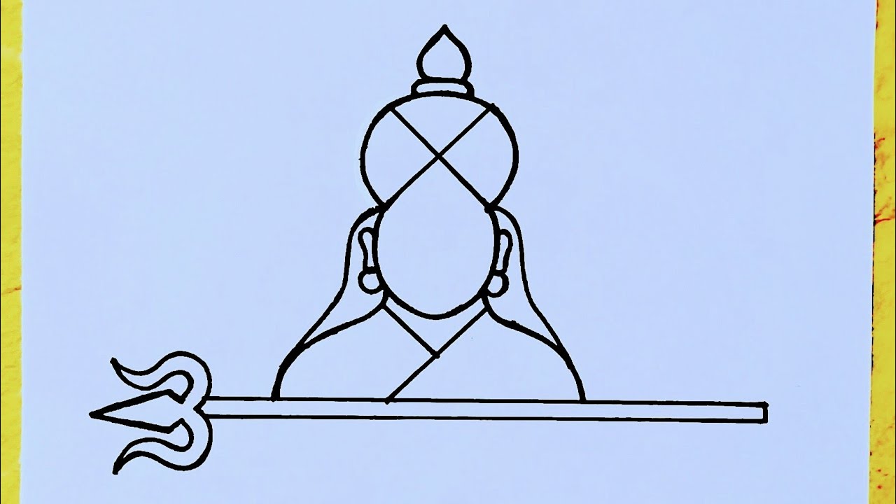 Maa Durga Devi drawing from Letter X and Y easy step by step // Durga ...