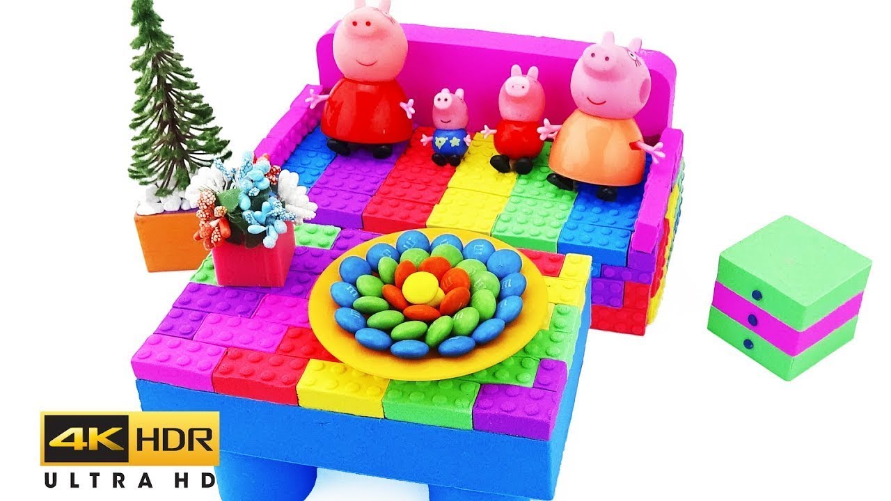 The Finger Family | Learn Colors Rainbow Mad Mattr Peppa Pig Family ...