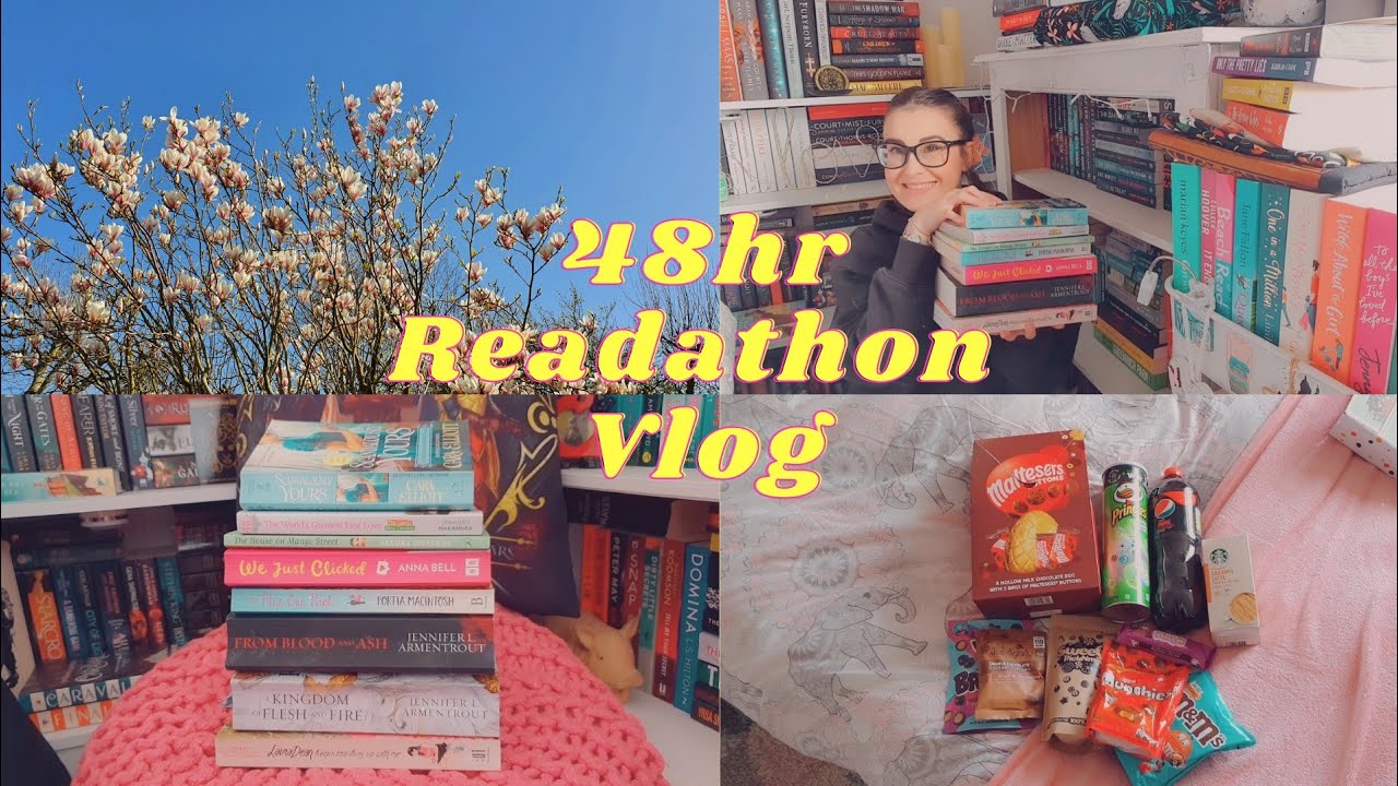 How many books did I read in my 48hr Readathon||Reading vlog 📚 - YouTube