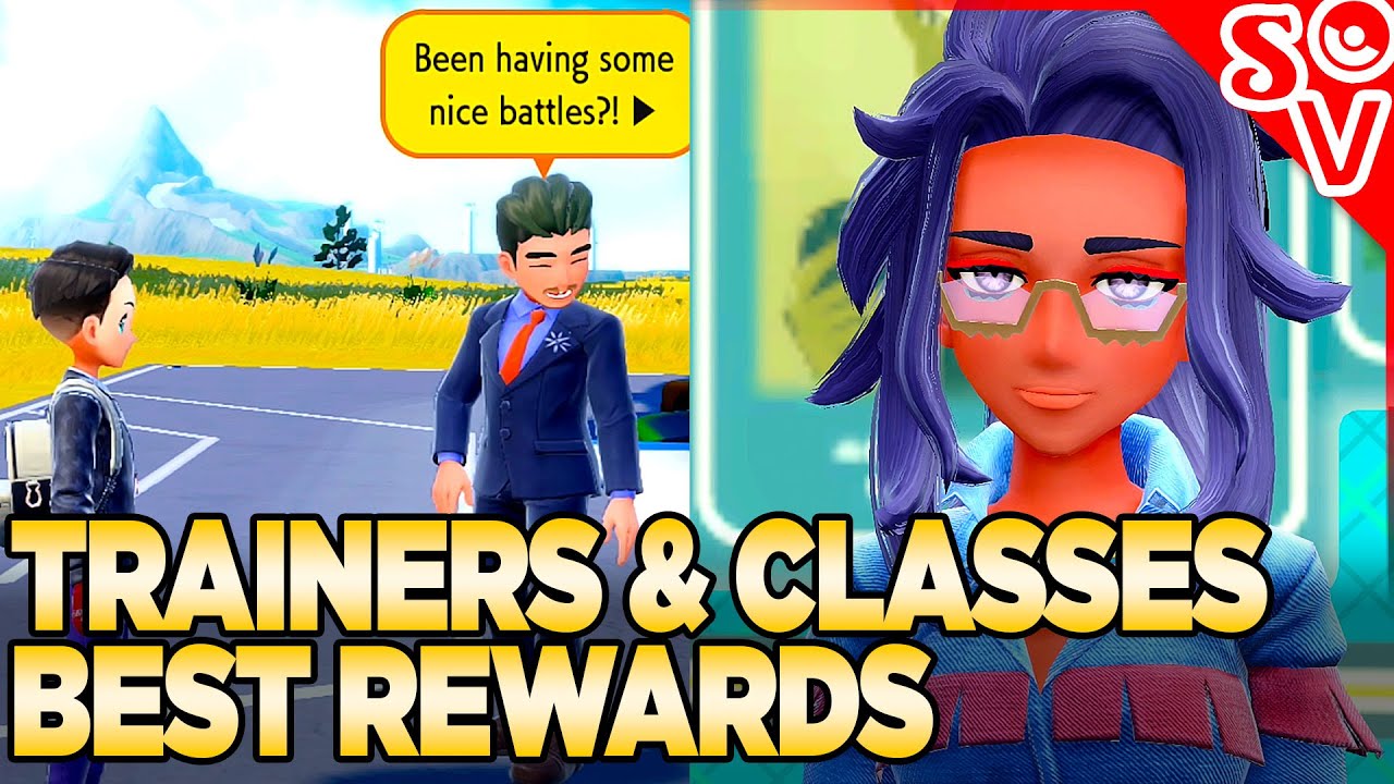 The BEST Rewards for Classes & Trainers in Pokemon Scarlet and Violet - YouTube