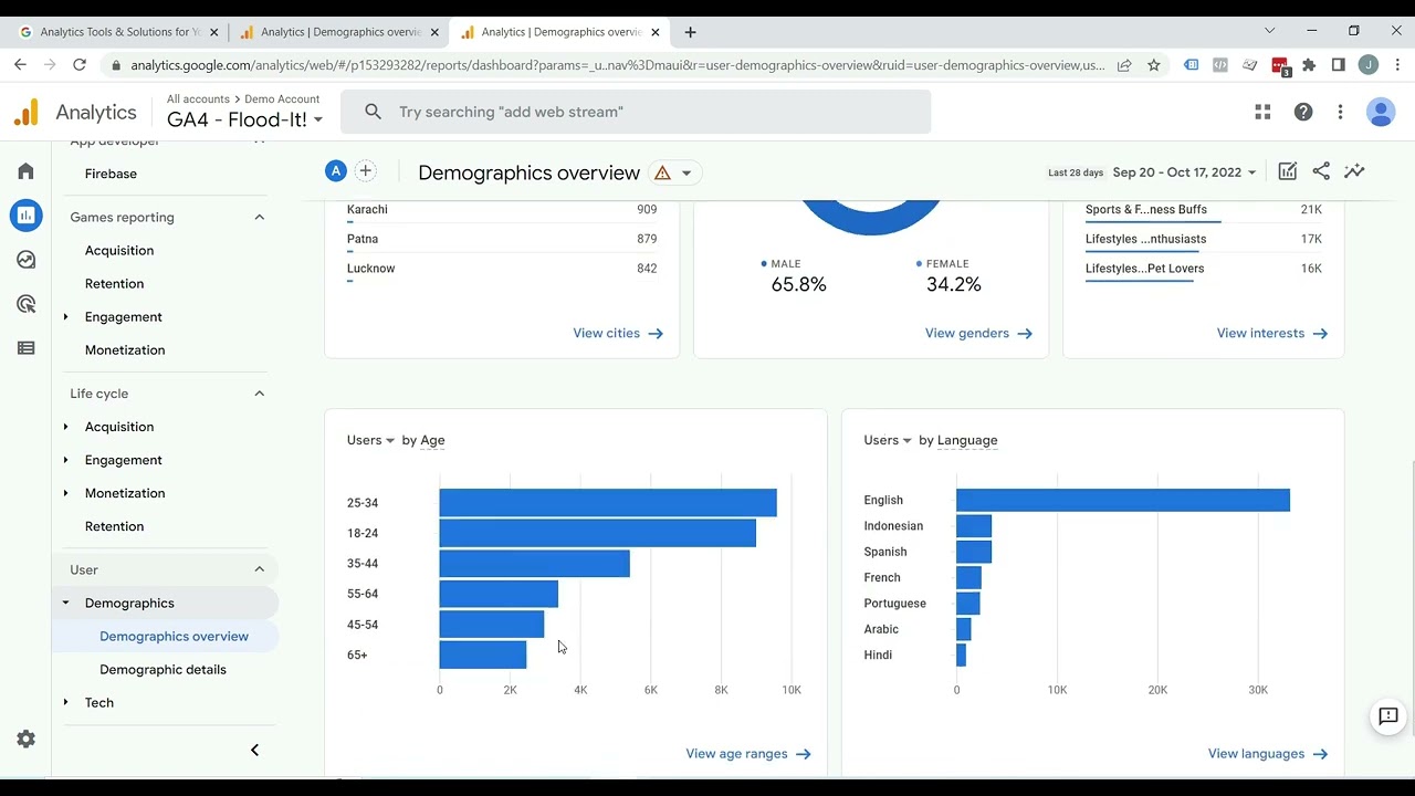How to Enable Google Analytics 4 Demographics Reports | GA 4 ...