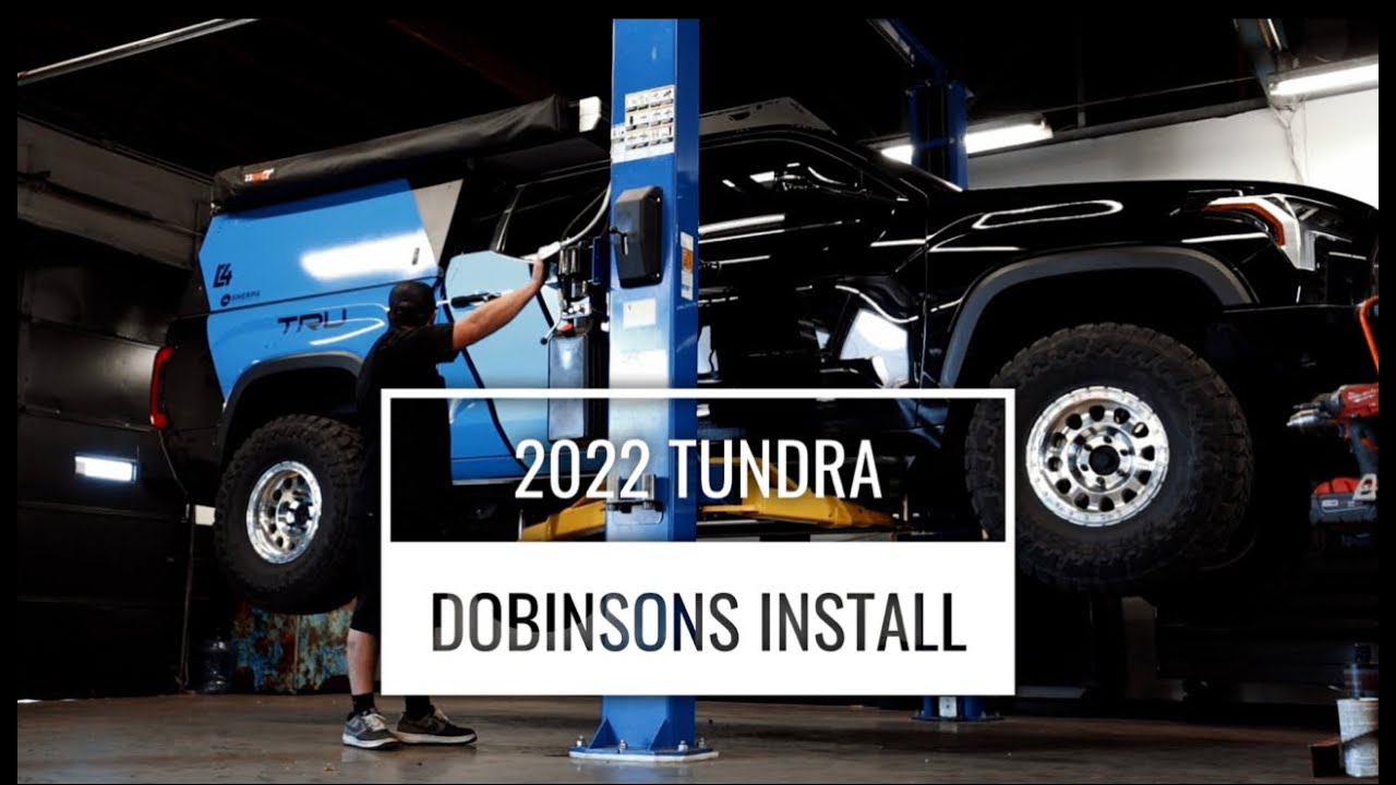 2022 Tundra Dobinsons Suspension Install - YouTube