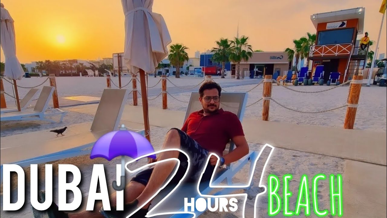 DUBAI 24 HOUR BEACH JUMEIRAH | PICNIC WITH FAMILY - YouTube