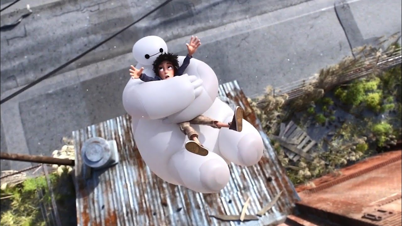 Baymax saves hiro hamada Big hero 6 1080p - YouTube