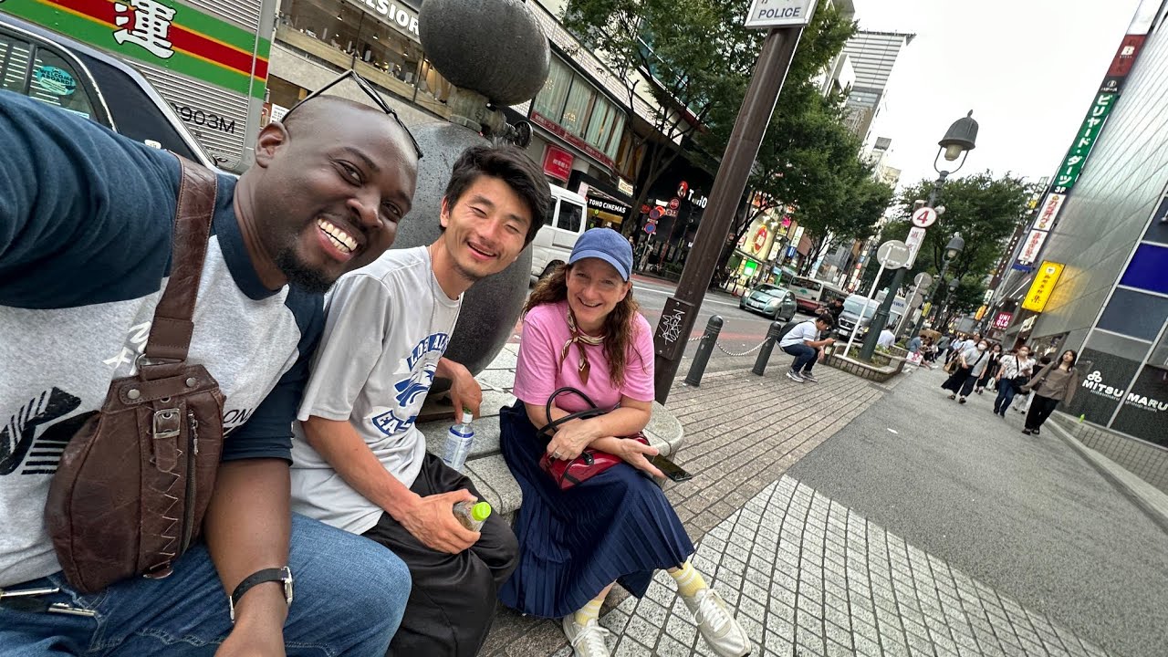 Tokyo Famous Cross walk--Japan Street Preacher Tatsuya - YouTube