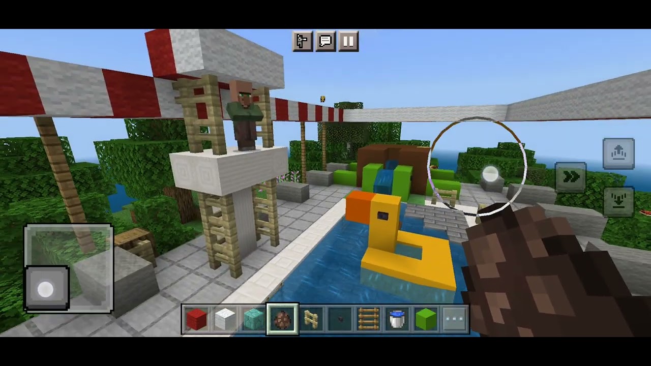 Building a playground In Minecraft - YouTube