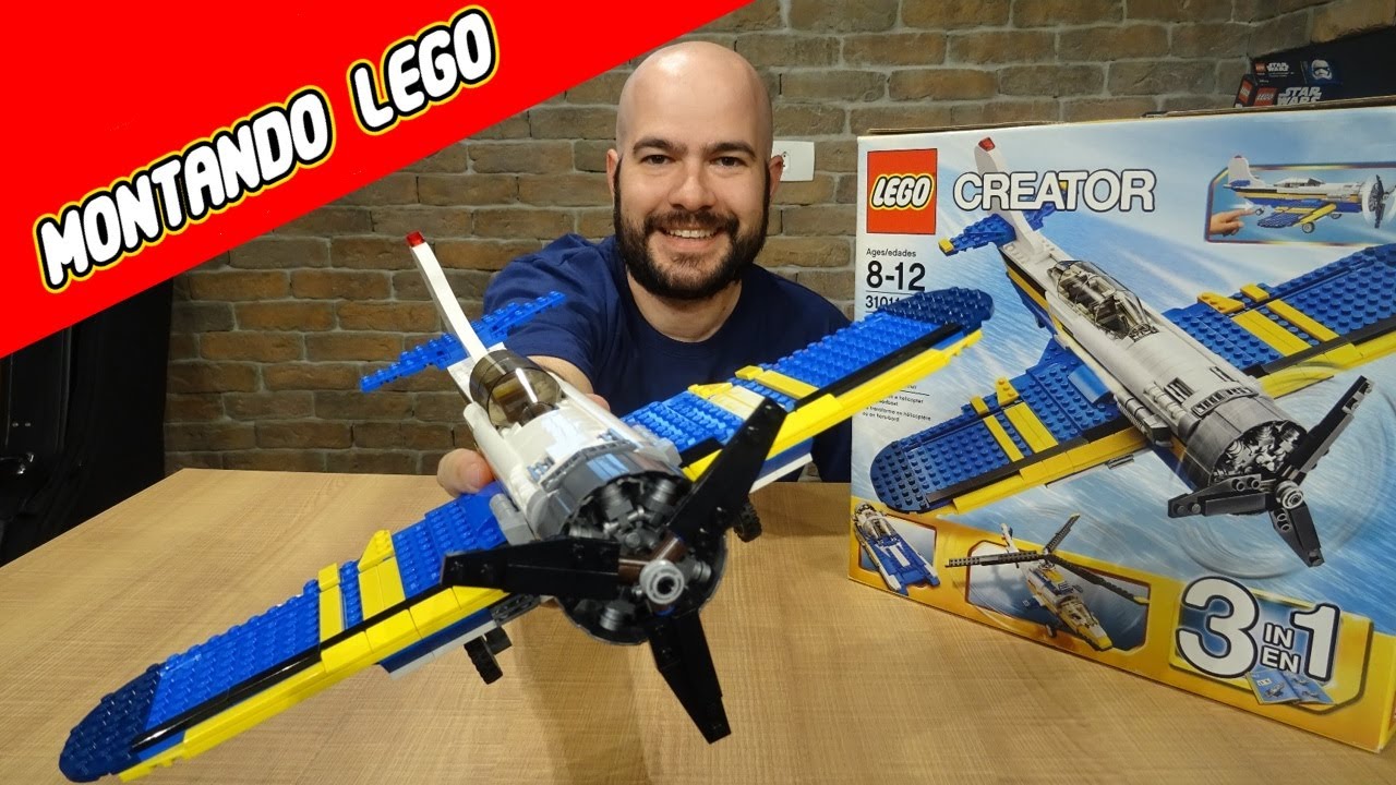 Montando LEGO! Aventuras na Aviação - (Creator 3in1 Aviation Adventures ...