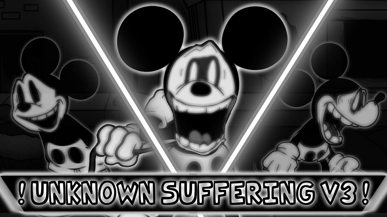 Friday Night Funkin' PLAYABLE Unknown Suffering V3 (FNF x Wednesday Infidelity x Suicide Mouse ...