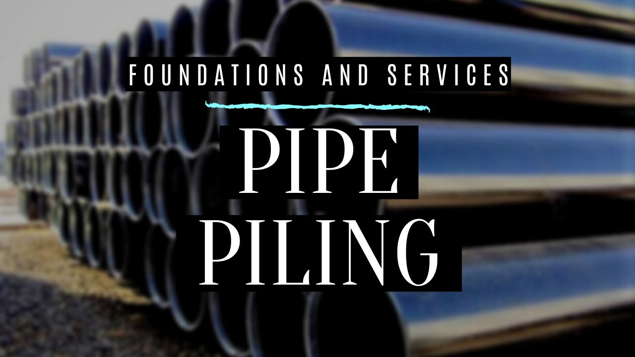 Steel Pipe Piling Foundations and Services - YouTube