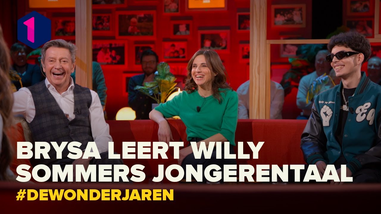 Brysa leert Willy Sommers jongerentaal | De wonderjaren - YouTube