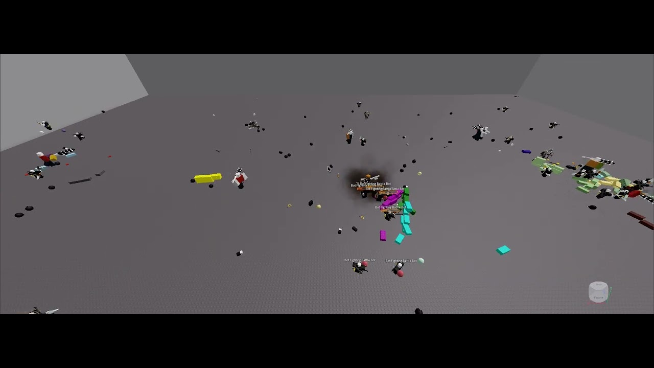 BOT WAR: my bots vs some guy's brickbattle bots - YouTube