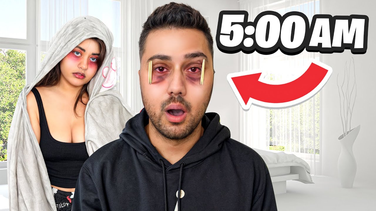 اخرین نفری که بیدار بمونه برنده میشه!!Try Not To Sleep - YouTube