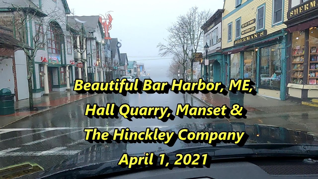 Beautiful Bar Harbor, ME, Hall quarry, Manset & The Hinckley Company ...