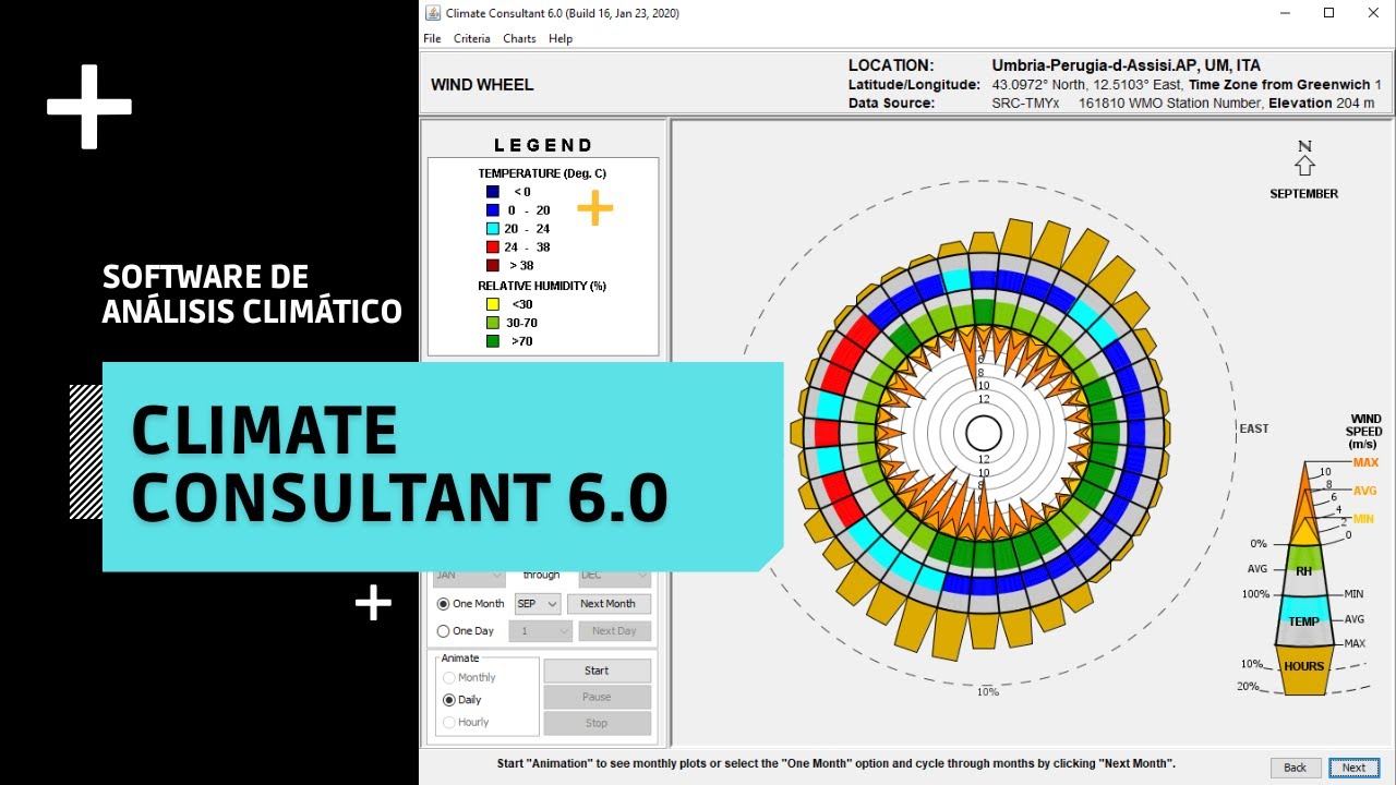 Climate Consultant 6.0 | Software de análisis climático para ...