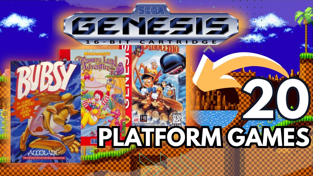 20 Platform games on Sega 🔵GENESIS (Pt. 2) | 🏆 BEST games in GENESIS ...