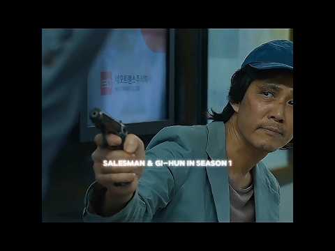 Gi-hun Turn season 1 vs Salesman Turn season 2 🔥 || Squid game || Edit 🥵 #viral #squidgame # ...