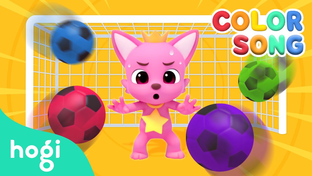 Play with Colorful Soccer Balls ⚽️｜Color Ball Songs for Toddlers｜Colors ...