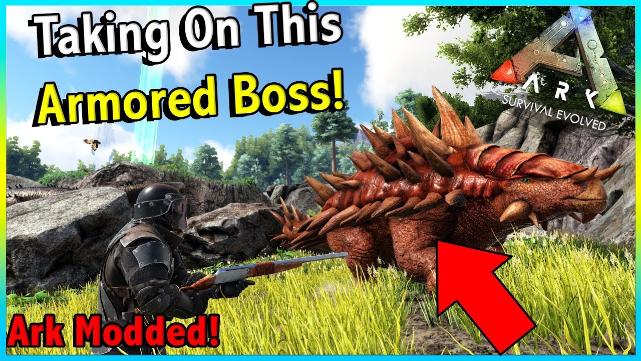 FINDING AND TAKING ON THE ARMORED ANKYLOSAURUS BOSS FOR TEK!! || ARK ...