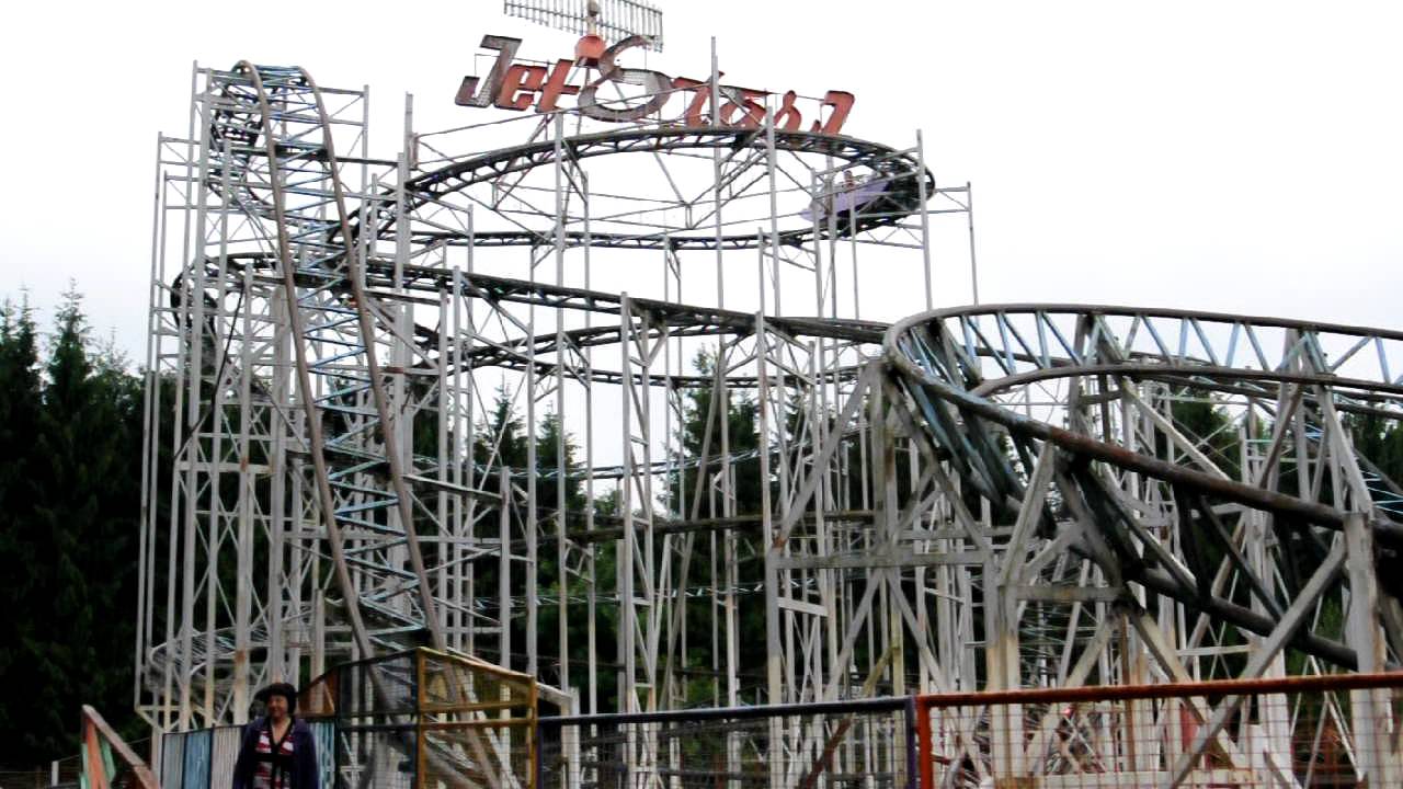 Jet Star 2 Elektrėnų atrakcionų parke - YouTube