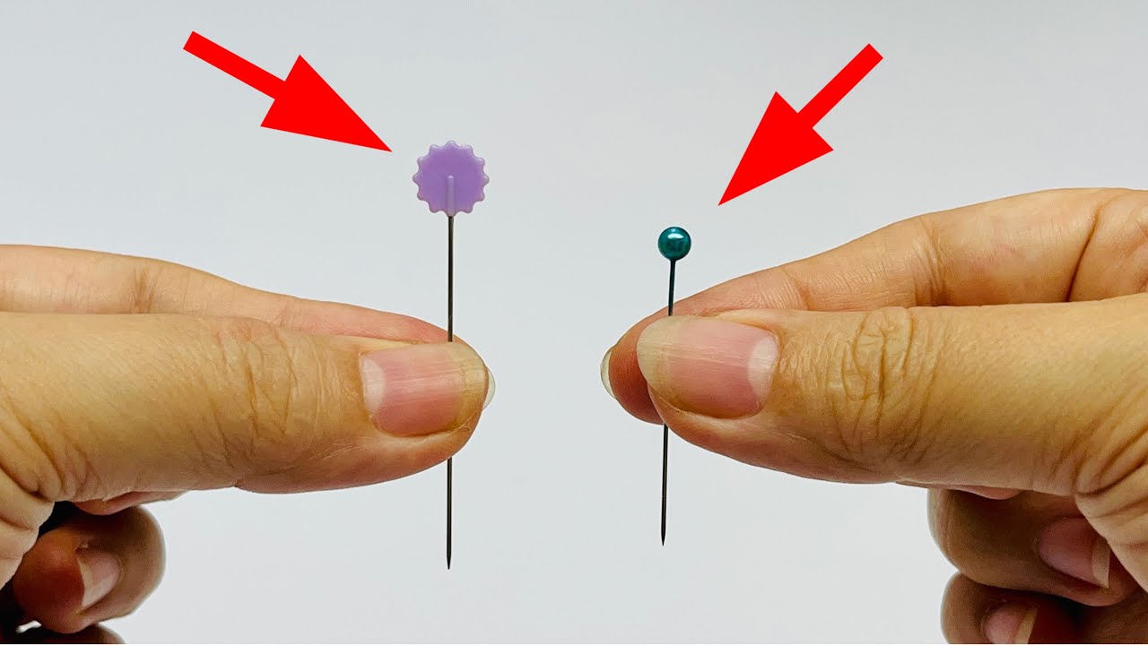 📌Do you know the huge difference between 2 pins | Great sewing tips ...
