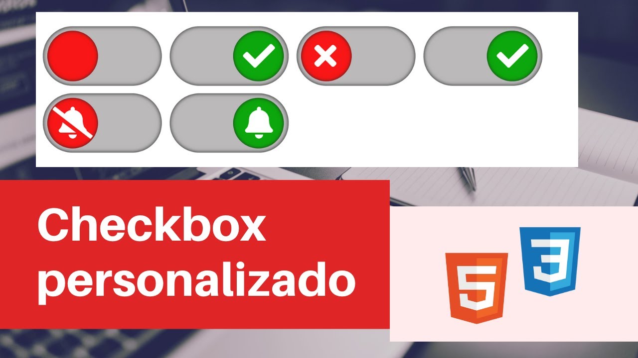 Checkbox Personalizado Con Css Y Html Youtube 0587
