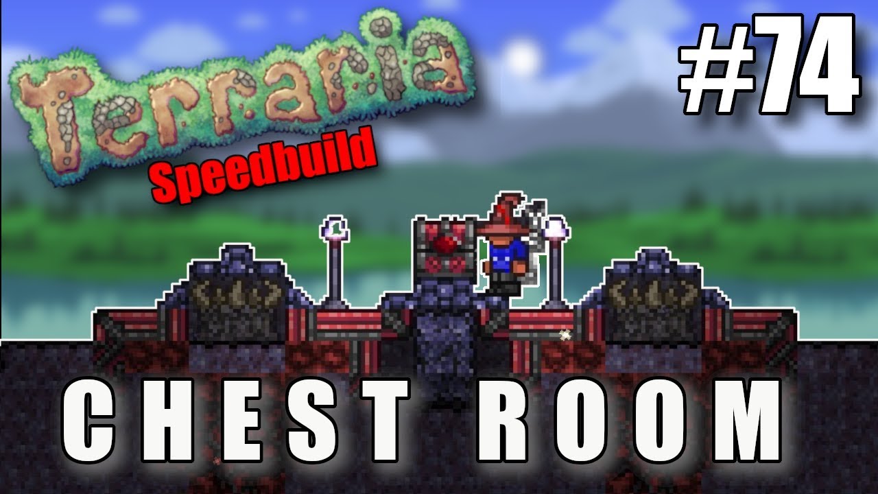 | Terraria Speedbuild | #74 - CHEST ROOM - YouTube