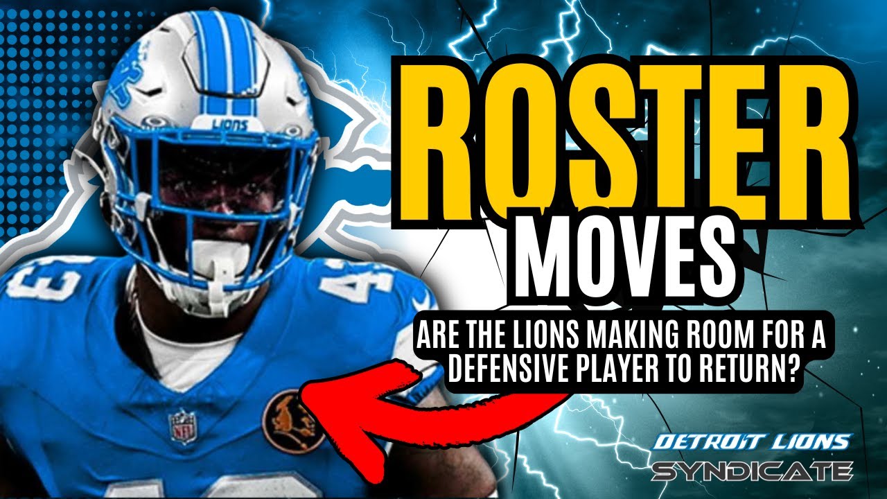 Detroit Lions Make EARLY WEEK 17 Roster Moves, Waive LB David Long Jr ...