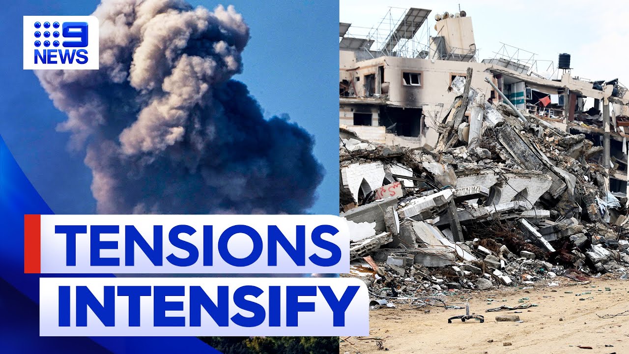 Tensions in Middle East escalate after air strike | 9 News Australia ...