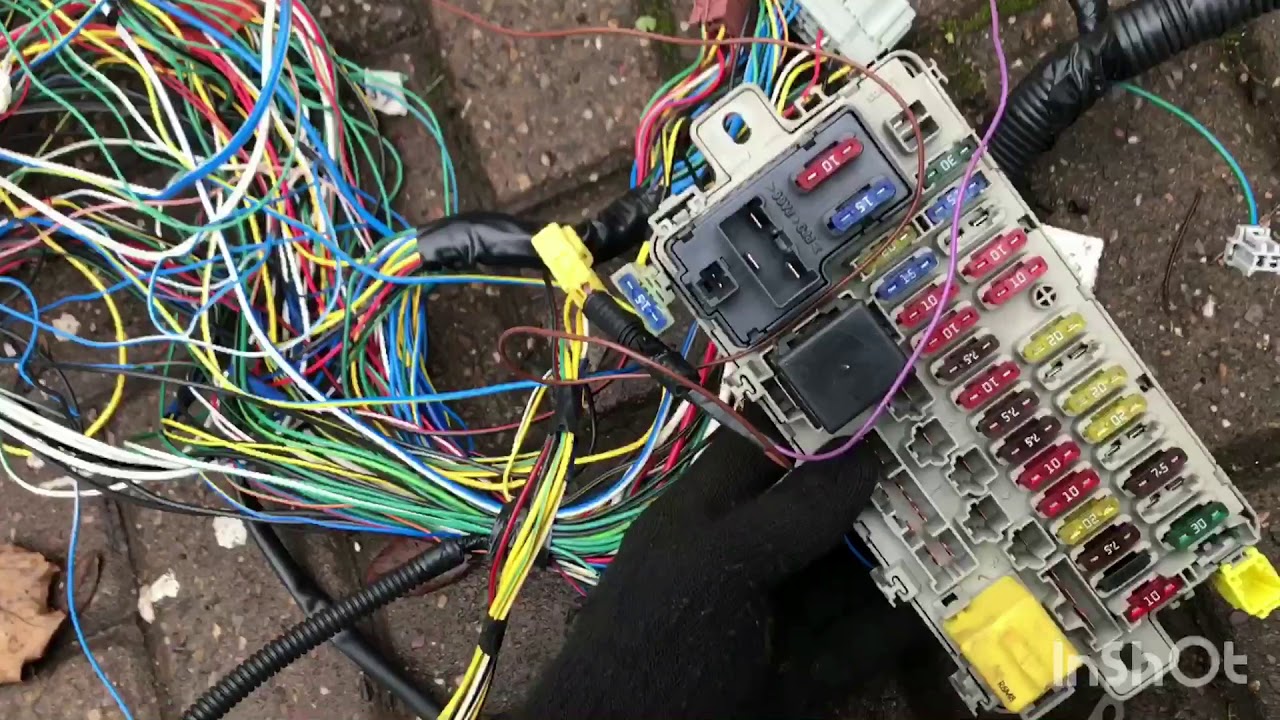 classic mini vtec wiring part 12 - YouTube