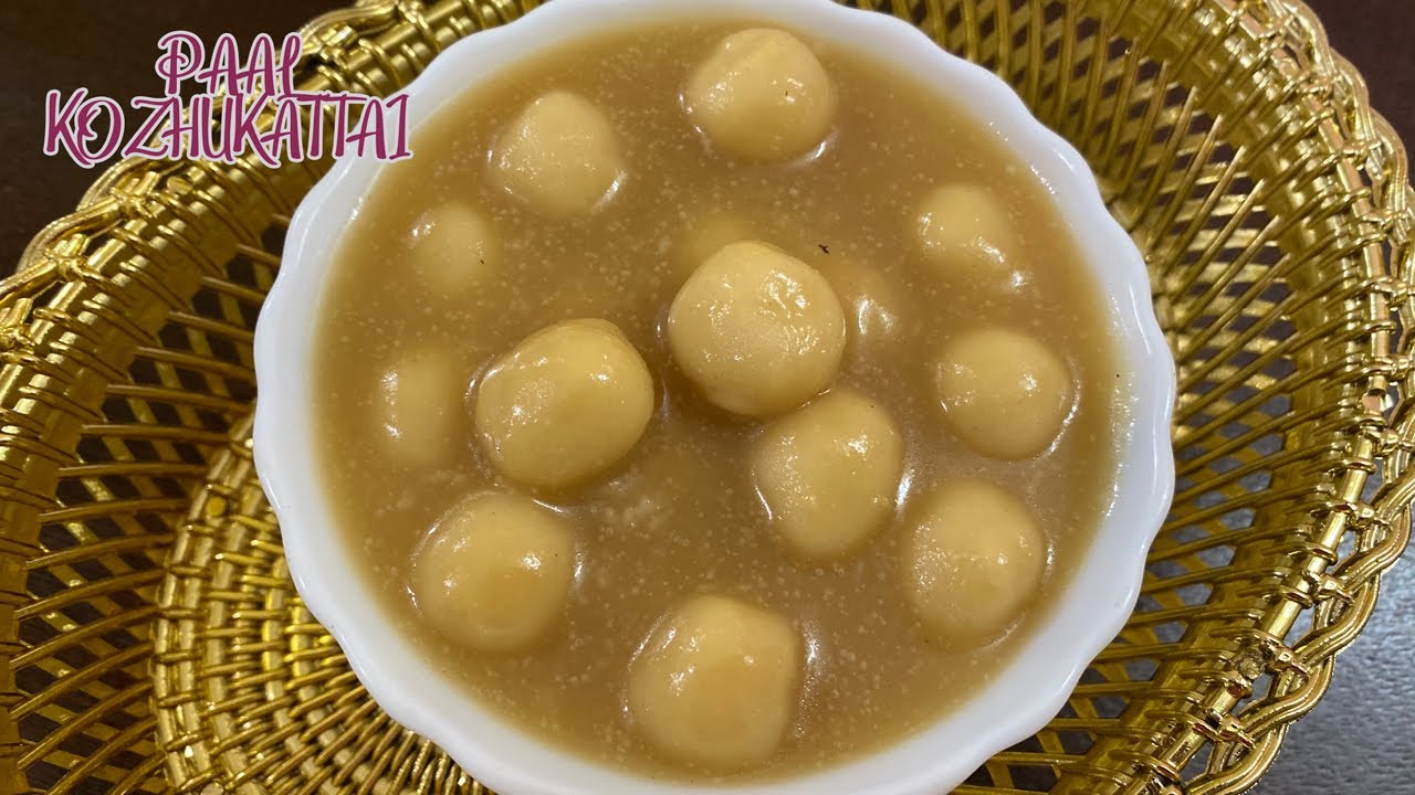 Paal Kozhukattai | Palappam Recipe | How to make Appam batter in mixie ...