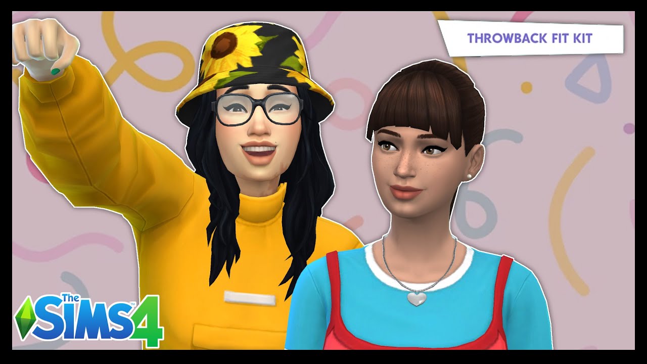 The Sims 4: Throwback Fits Kit! 🏋️‍♀️ - YouTube