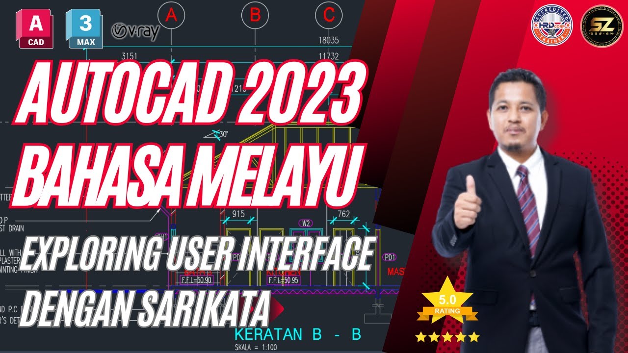 Cara Mudah Exploring User Interface Menggunakan AutoCAD 2023 Sari kata ...