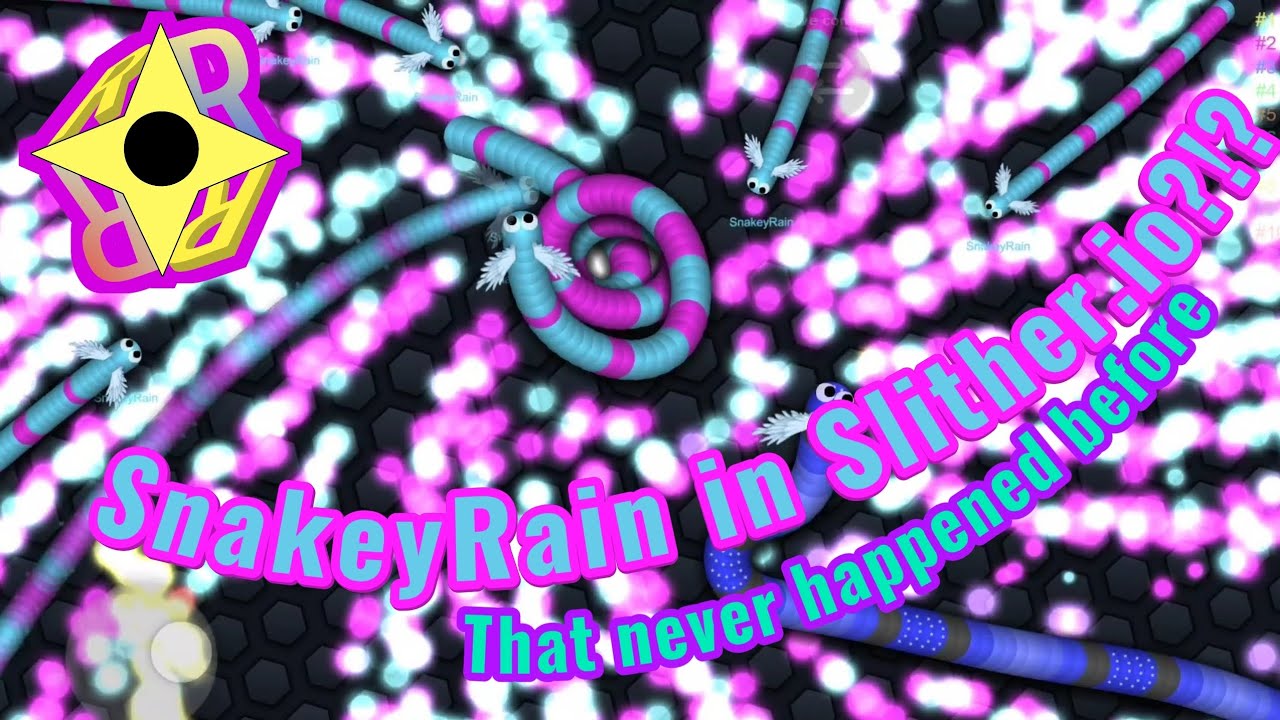 👀SnakeyRain in Slither.io?!?!🤨 - YouTube