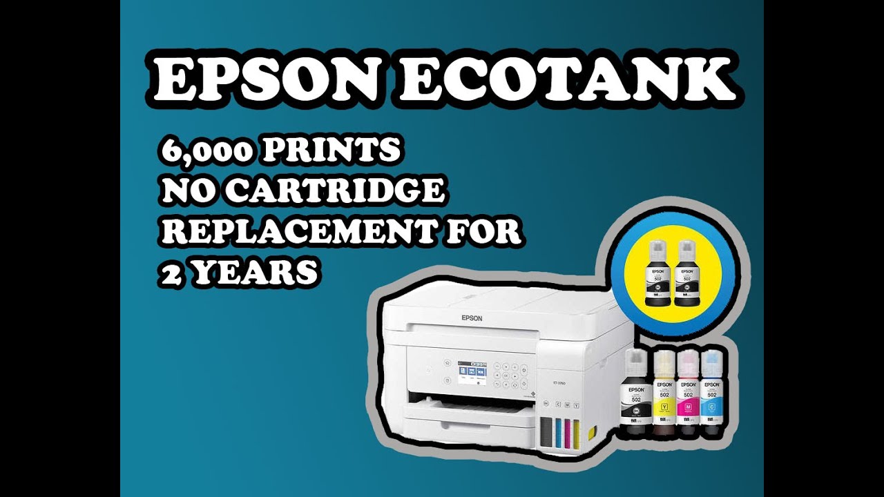 ECOTANK EPSON 3760 UNBOXING AND COMPLETE SET UP - YouTube