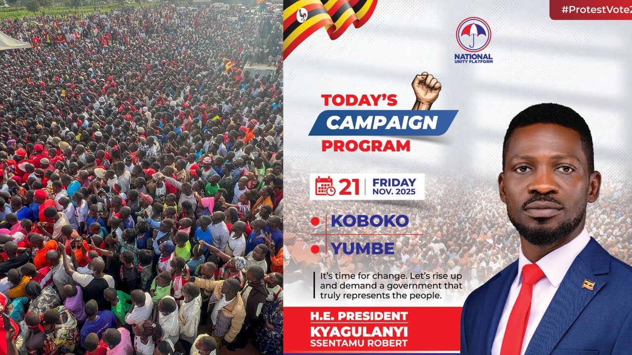 LIVE: H.E BOBI WINE KOBOKO || YUMBE CAMPAIGN RALLY. #viral #bobiwine ...