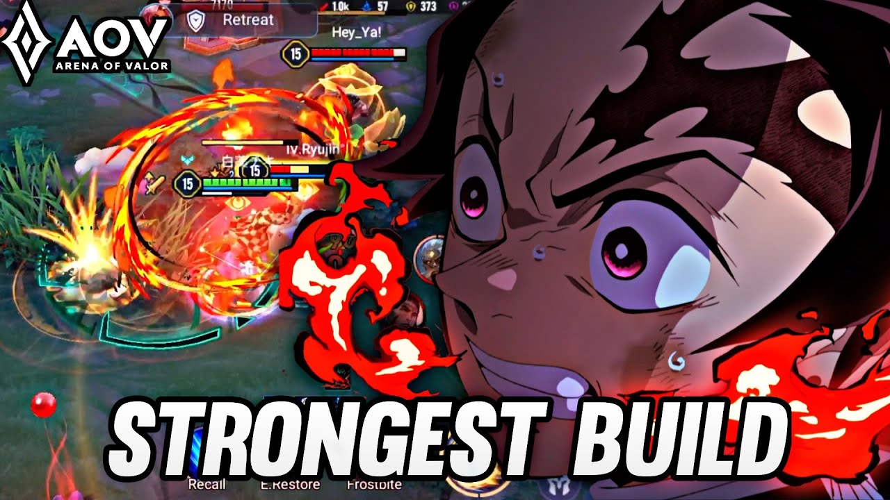 YAN/TANJIRO PRO GAMEPLAY | POWERFUL BUILD - ARENA OF VALOR - YouTube