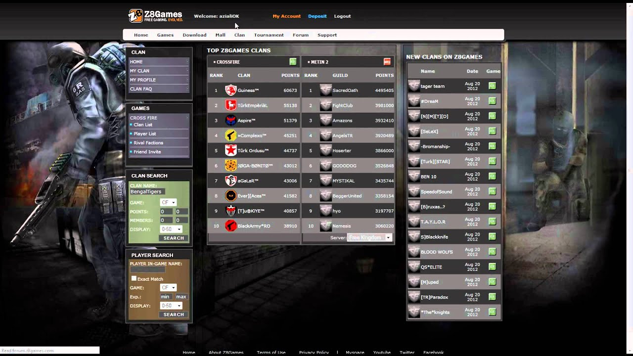 How to Leave/Enter a clan on Crossfire - YouTube