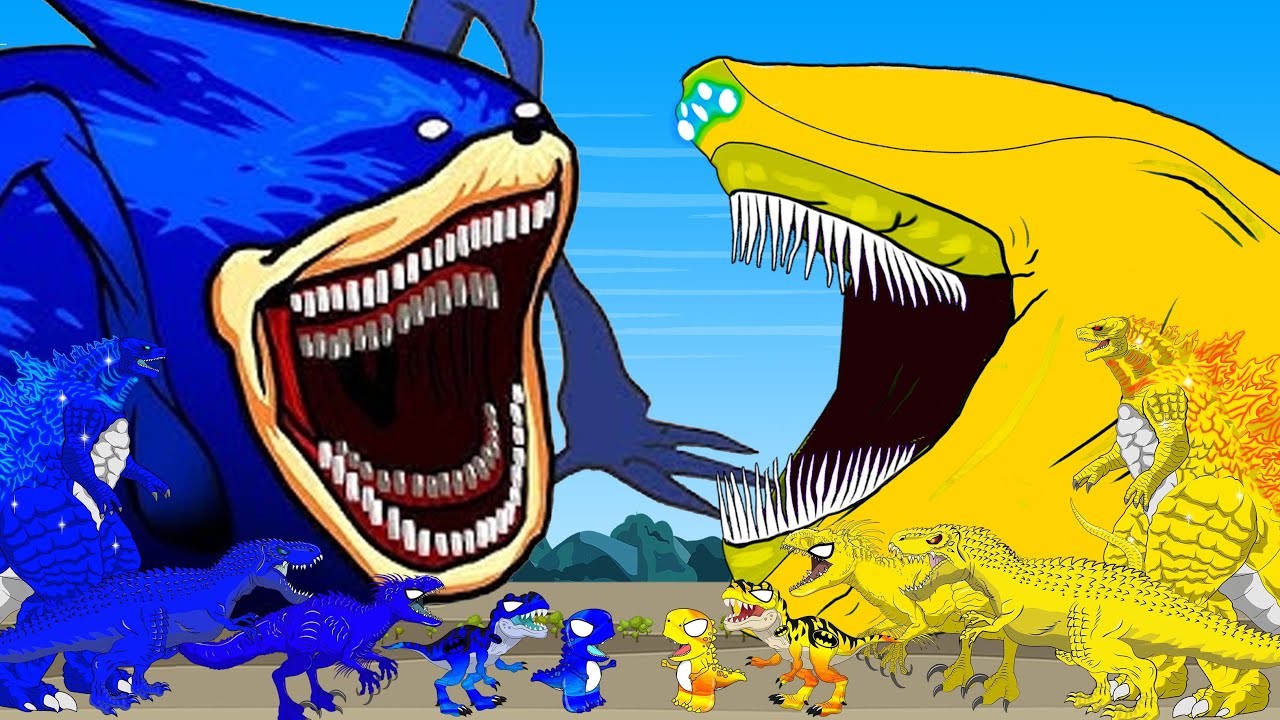 SHIN SONIC TAPES BLOOP VS SUPER EL GRAN MAJA, GODZILLA, DINOSAURS, KONG ...