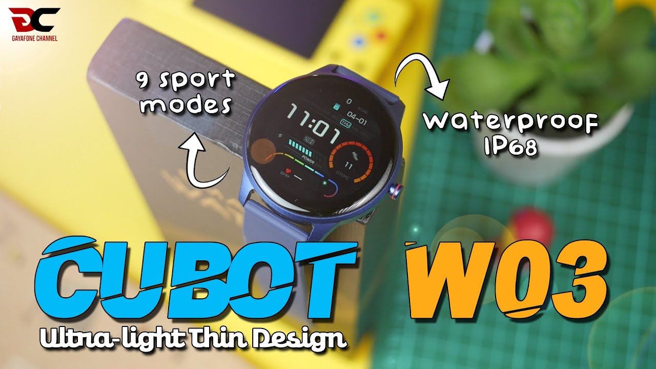 Smartwatch Cubot W03, Pilihan Ringkas Buat Kamu !! - YouTube