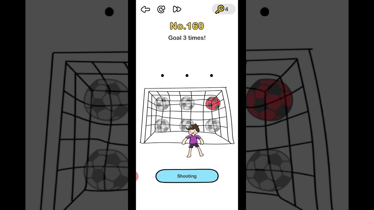 Brain Out Level 160 - Goal! - YouTube