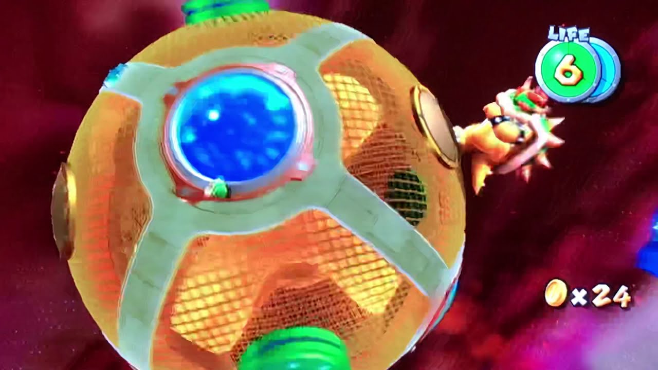 Super Mario Galaxy | Bowser’s Dark Matter Planet | As Luigi - YouTube