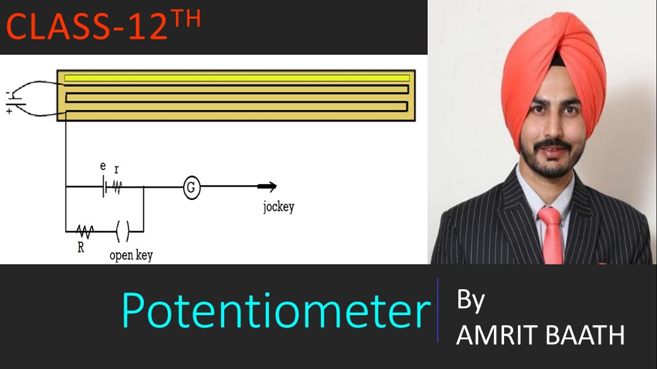 Physics class 12 chapter 3 Current Electricity, potentiometer, finding ...