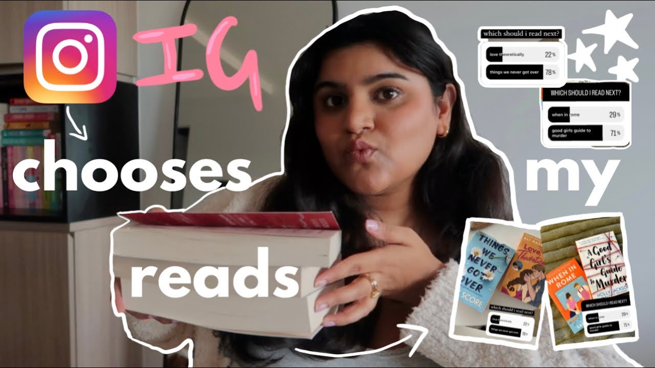 instagram controls the books i read for a week… 📚 (reading vlog) - YouTube