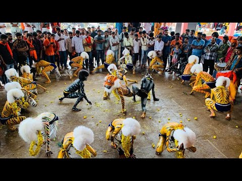 TIGER DANCE MANGALORE 2021 || DASARA VIBES || PILI DANCE KUDLA #Tulu # ...