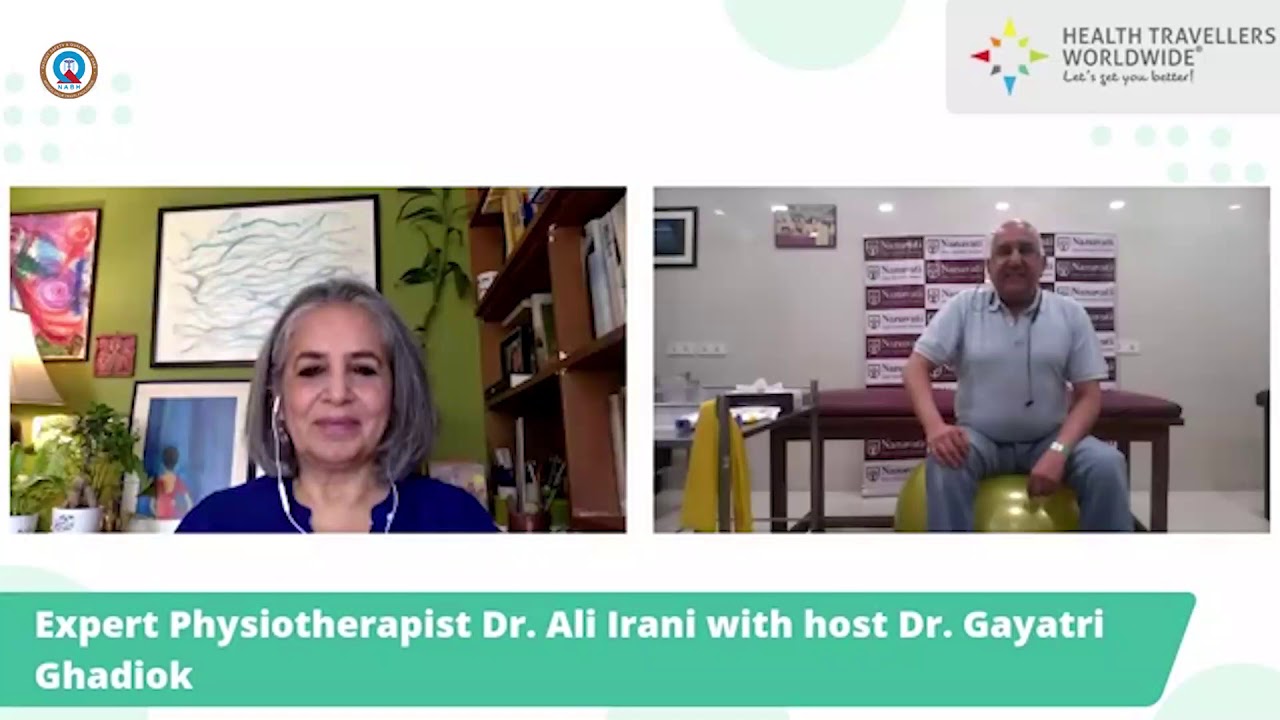LIVE Session with Physiotherapist Dr. Ali Irani and host Dr. Gayatri ...