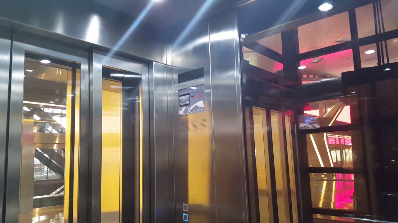 ThyssenKrupp Traction Elevators @Doha Hamad Airport, Qatar - YouTube