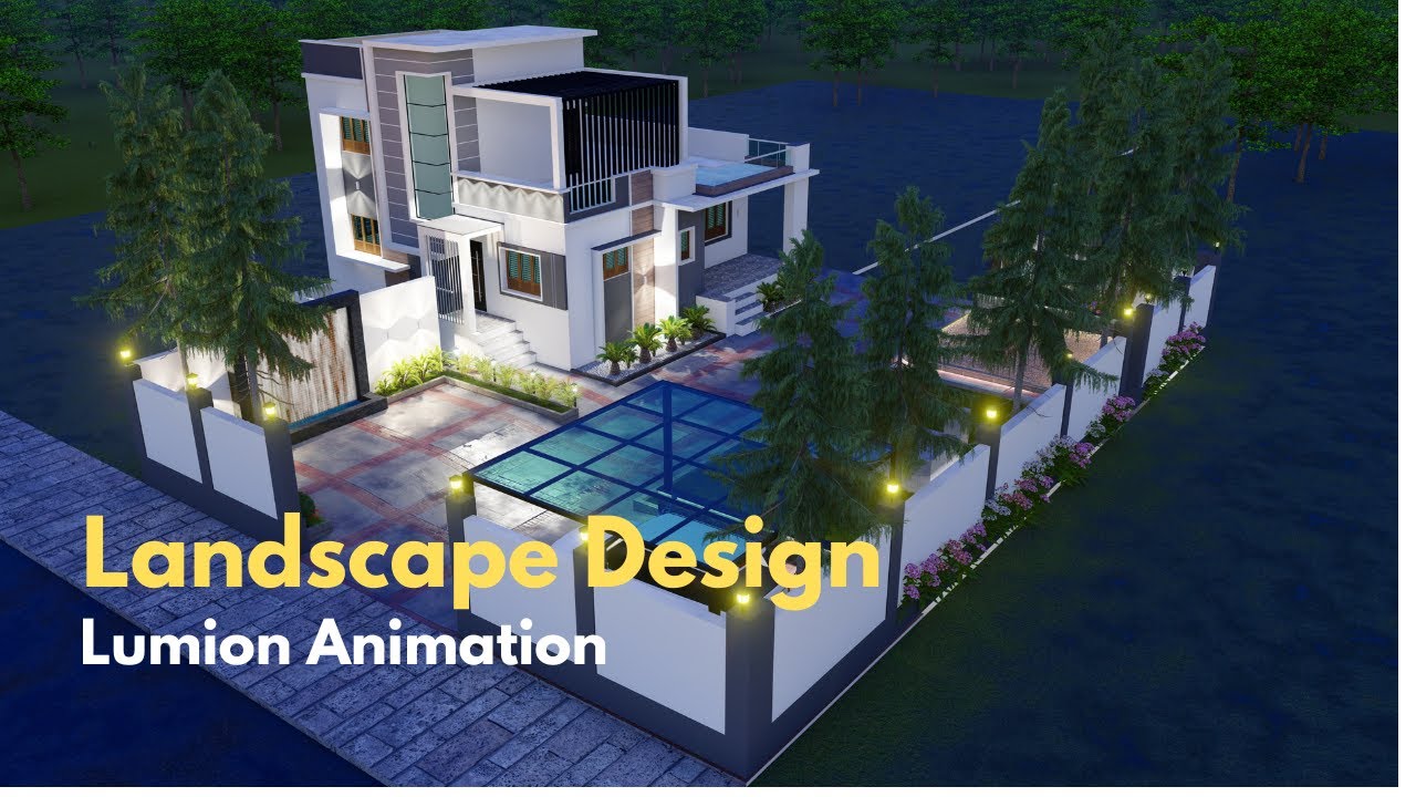 Garden Design || Modern Landscape Design || Landscaping ideas || Lumion ...