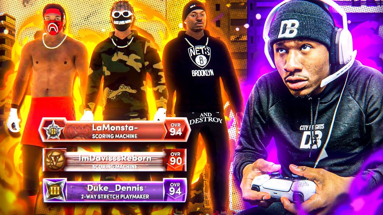 Duke Dennis, ImDavisss And Lamonsta NEW UNDEFEATED TRIO ON NBA 2K21 ...