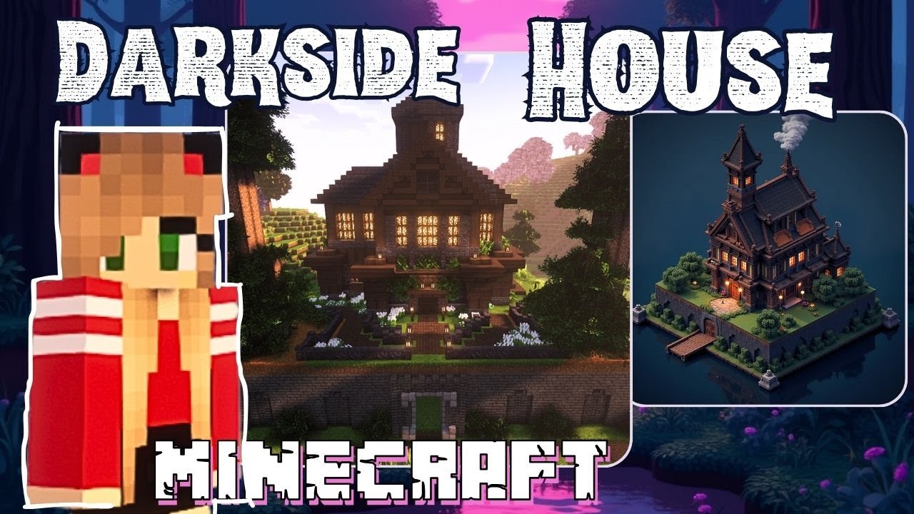 Building The Darkside House In Minecraft | Satisfying Timelapse Build ...