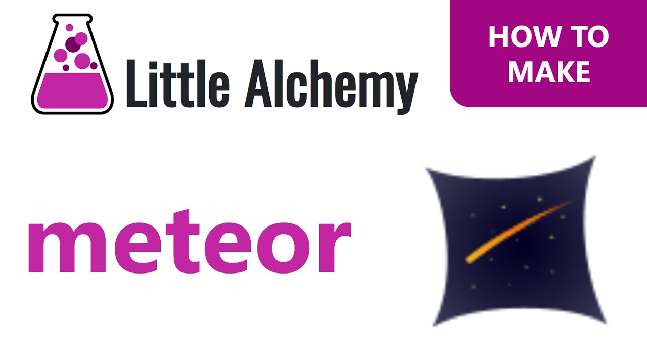 How to make a Meteor in Little Alchemy - YouTube